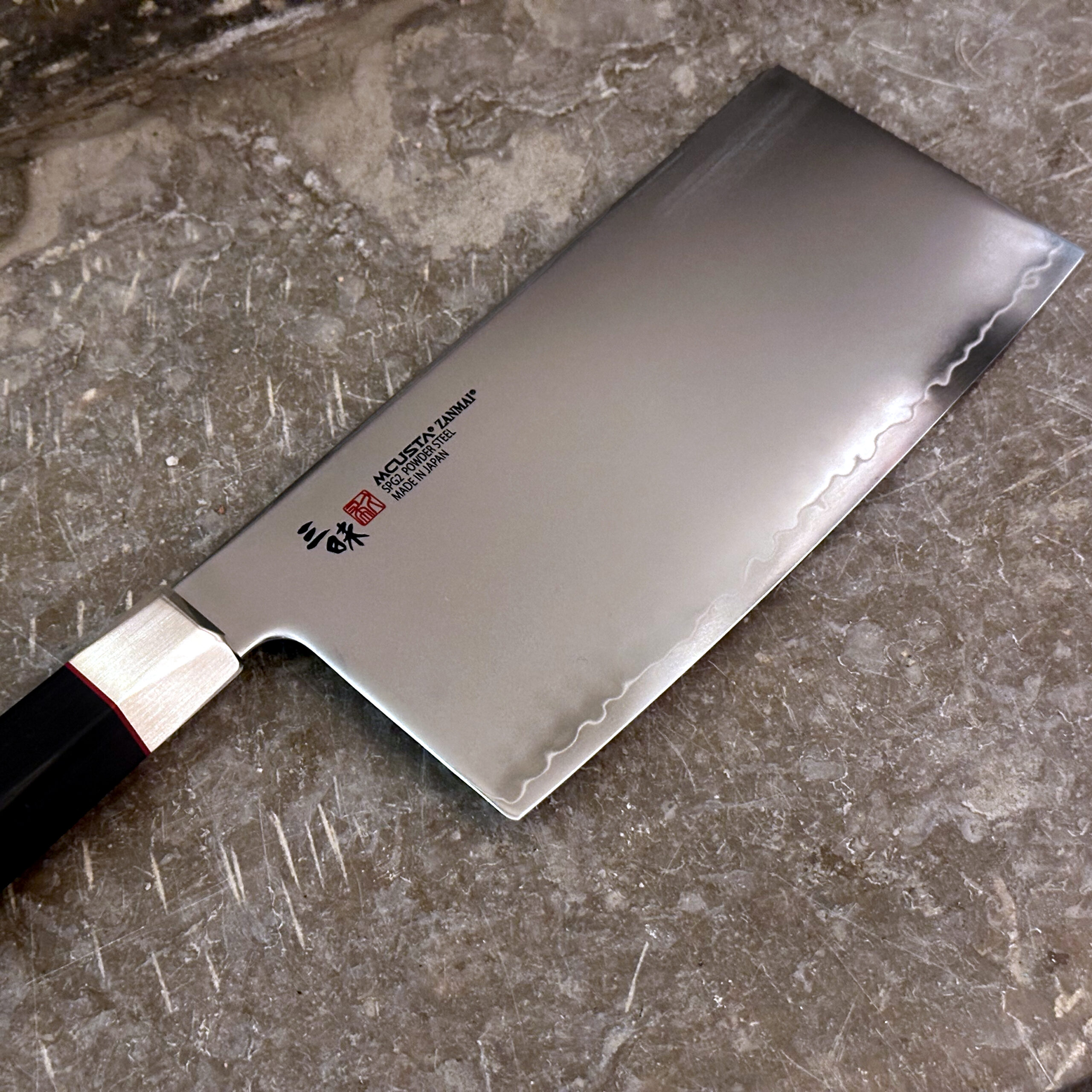 Zanmai från Seki - chinese cleaver i pulverstål SPG2